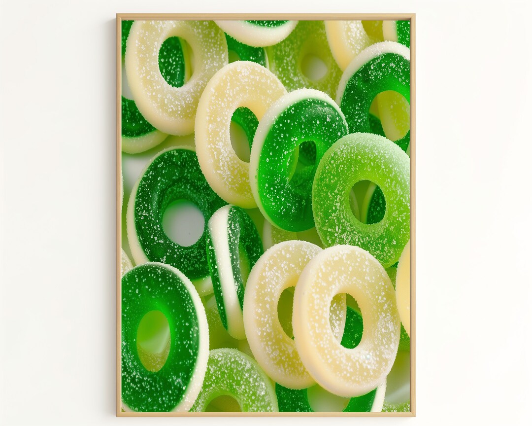 Apple Flavor Gummies - Tangy Green Apple Gummy Rings for a Sweet Treat ...