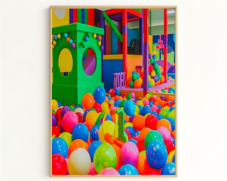 Colorful Ball Pit Balls - Vibrant Indoor Playground Ball Pit for Fun ...