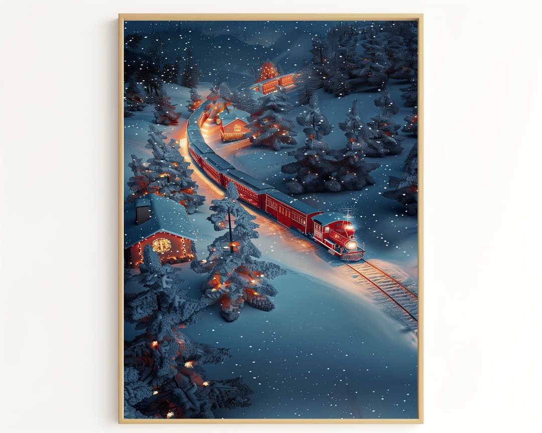Winter Wonderland Christmas Train - Enchanting Holiday Journey Home ...