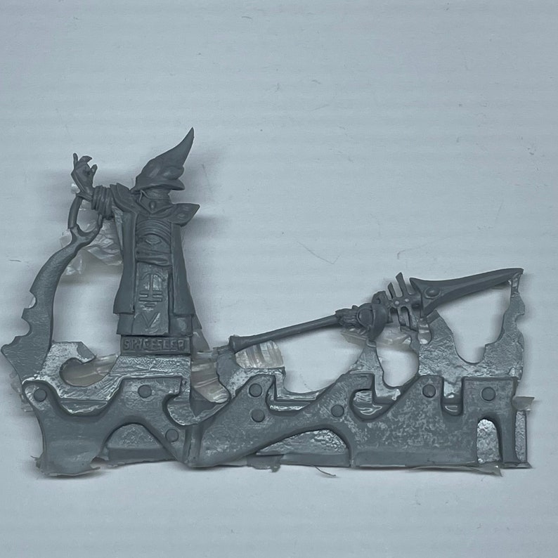 Warhammer 40k Proxy Retro Style Eldar Farseer, Handsculpted and ...