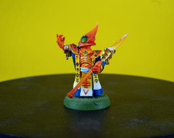 Space Elf Warlock Miniature, Retro Style, Hand Sculpted and Cast in ...