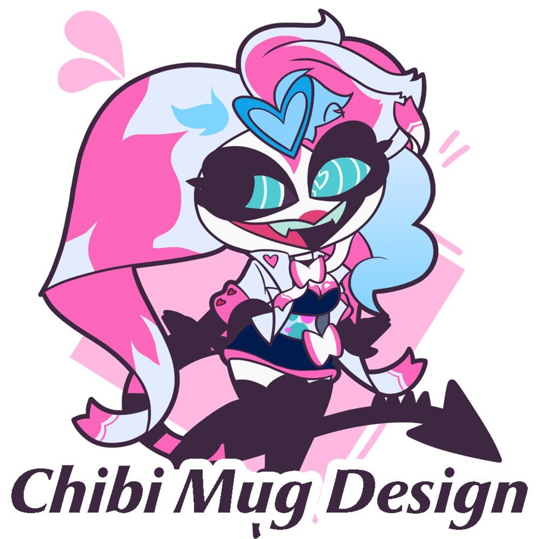 Hazbin Hotel/helluva Boss Custom OC or Canon "chibi Mug" Design - Etsy