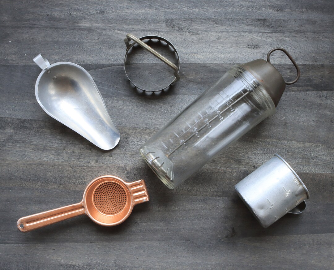 20%off/vintage Lot Baking Aluminum Food Photography Prop Malt Cutter ...