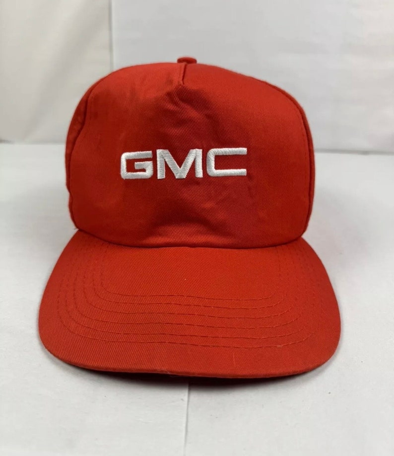 Vintage Red GMC Embroidered Logo Adult Snapback Adjustable Hat - Etsy
