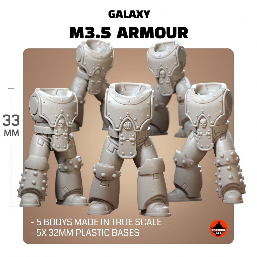 M3.5 Armour multipart, True Scale - Etsy