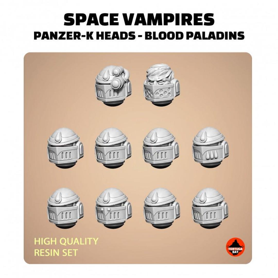 Space Vampires Panzer-k Heads - Etsy