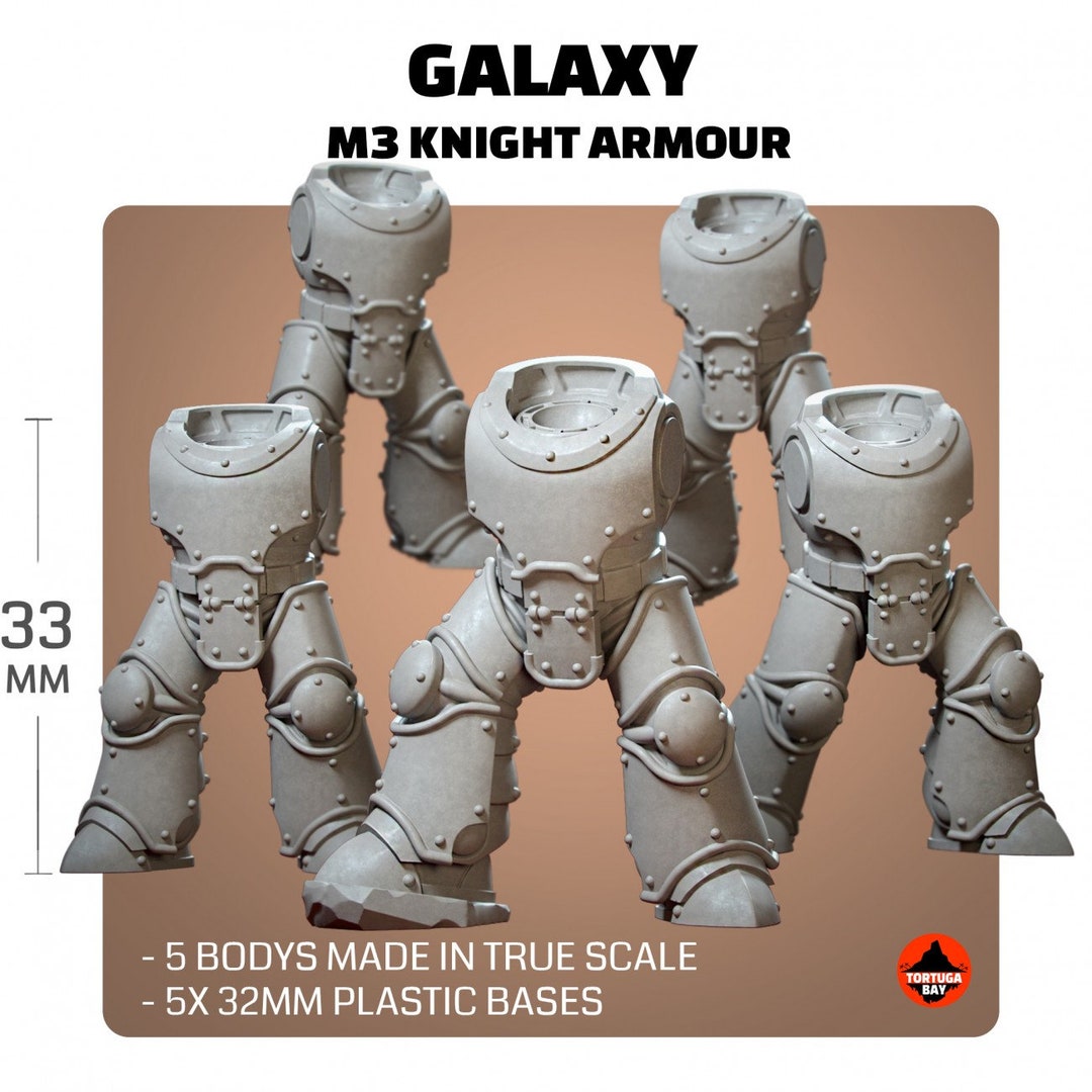 M3 Knight Armour multipart, True Scale - Etsy