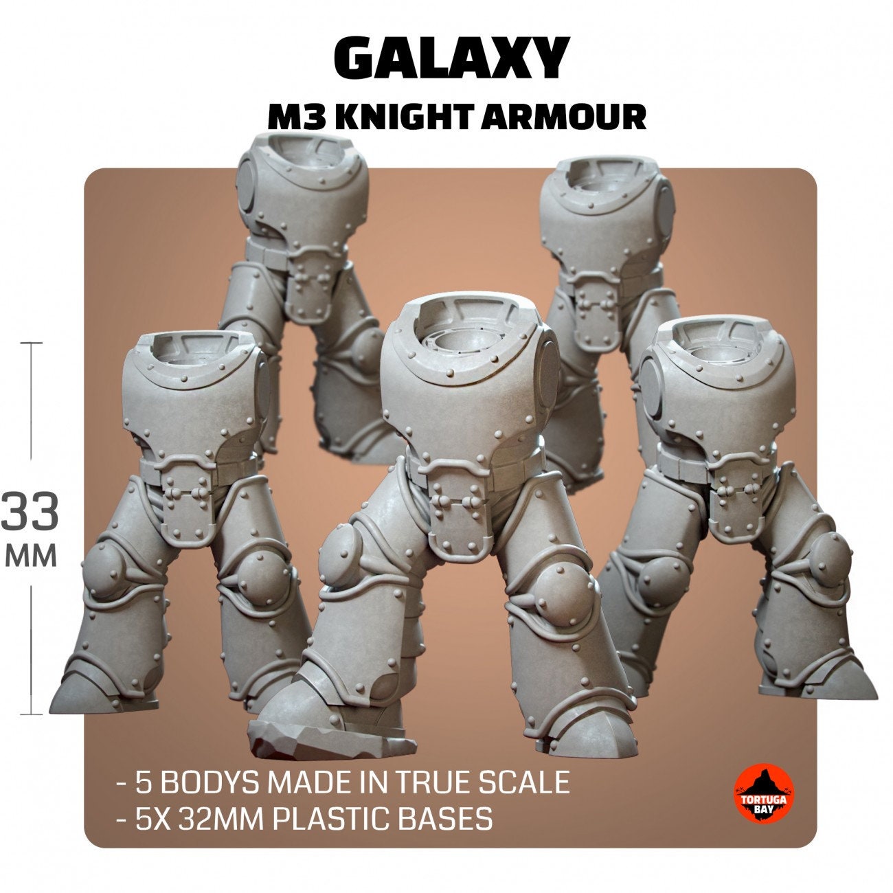 M3 Knight Armour multipart, True Scale - Etsy