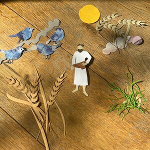 Parable of the Sower Die Cuts - Birds, Stones, Sun, Weeds, Wheat ,dried ...