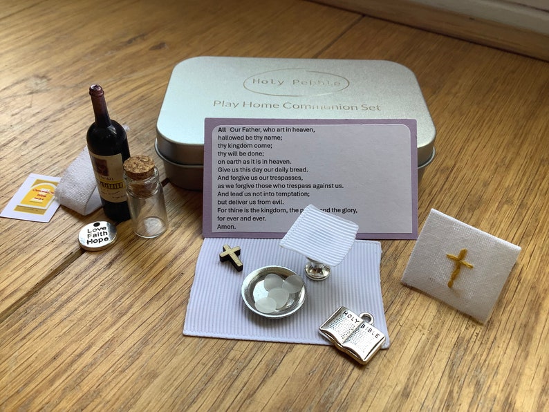 Miniature 'home Communion Set' - Etsy