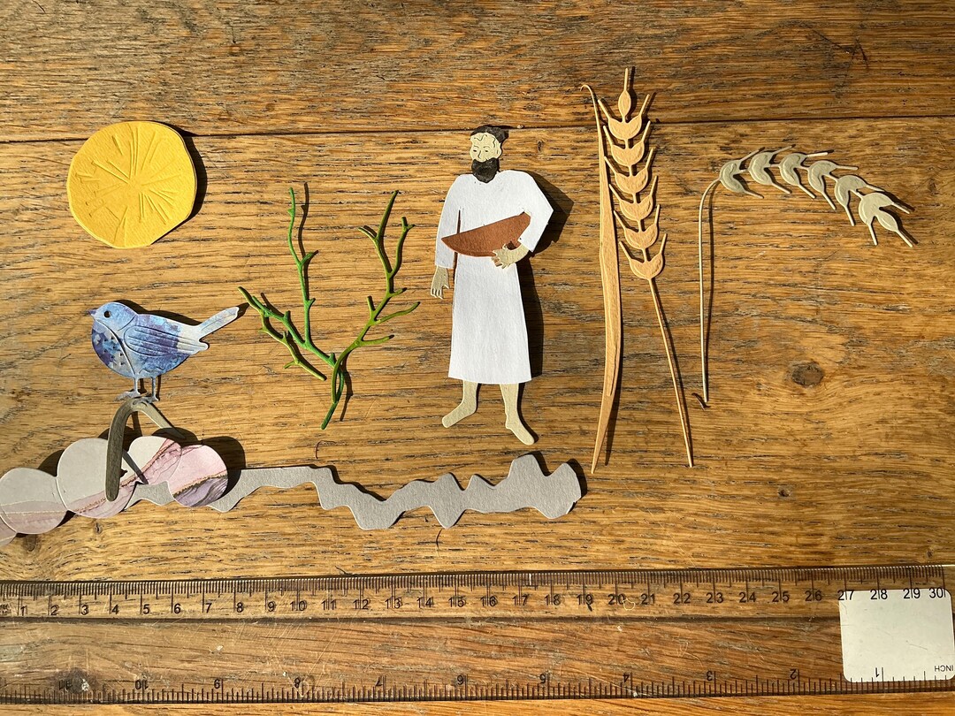 Parable of the Sower Die Cuts - Birds, Stones, Sun, Weeds, Wheat ,dried ...