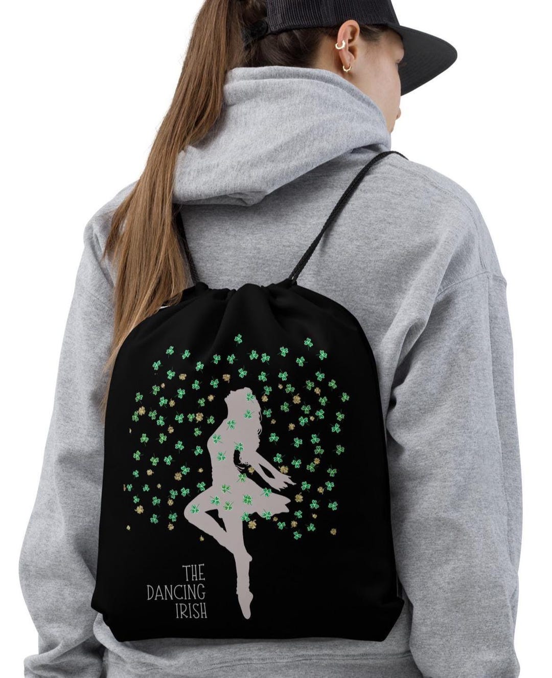 Personalized Irish Step Dancer Drawstring Bag: Custom Dance Gear - Etsy
