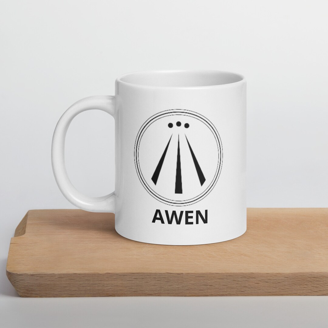 Awen Symbol Mug: Irish Celtic Inspirational Gift - Etsy