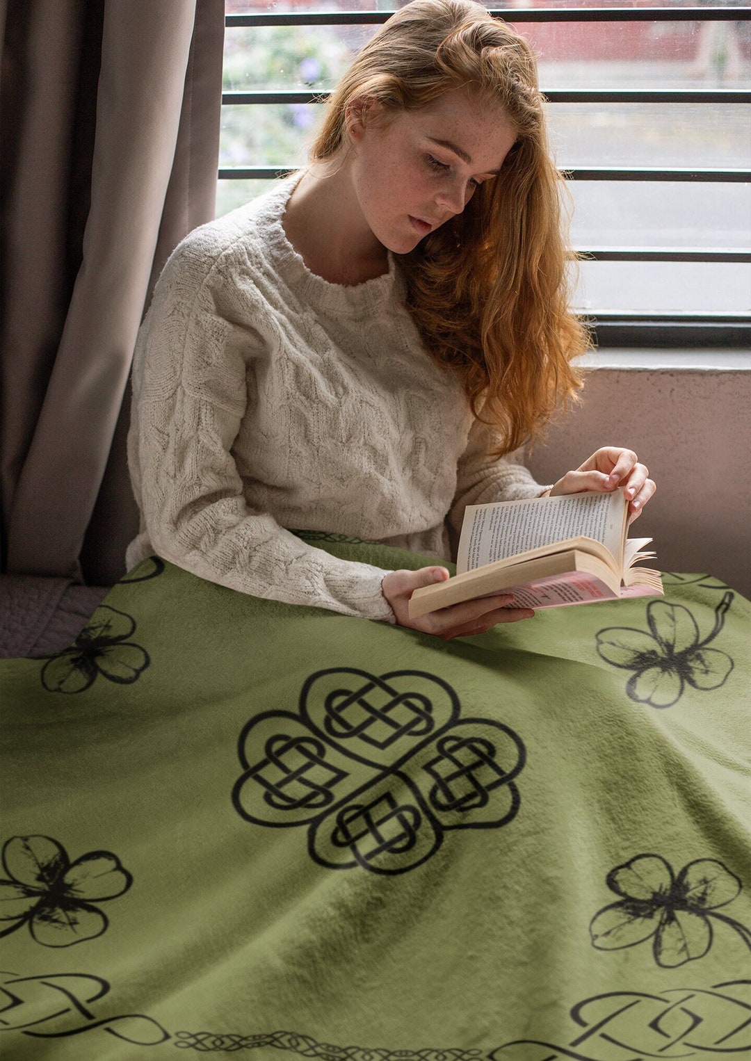 Sherpa Irish Blanket, Irish Blessing Home Decor, Gift for Irish Wedding ...