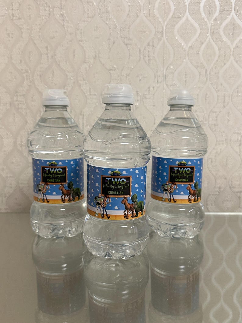 Toy Story Water Bottle Labels | Custom Water Bottles | TWO Infinity and ...
