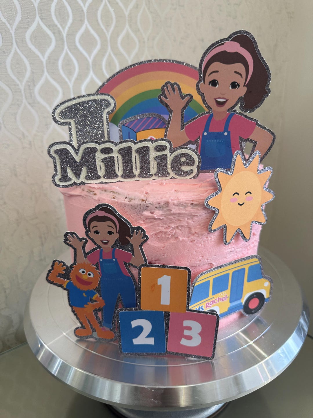 Personalised Miss Rachel Cake Charms Set | Miss Rachel Theme Cake ...