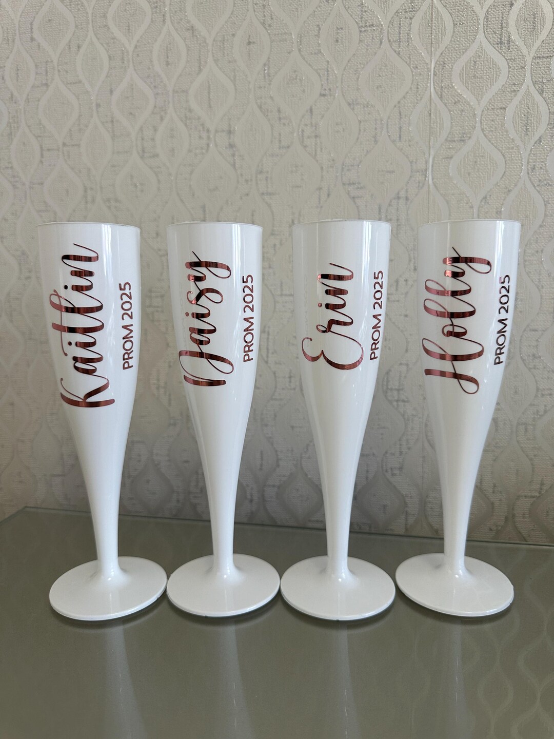 Prom Flutes | PROM Personalised Champagne Flutes | Prom Glasses | Get ...