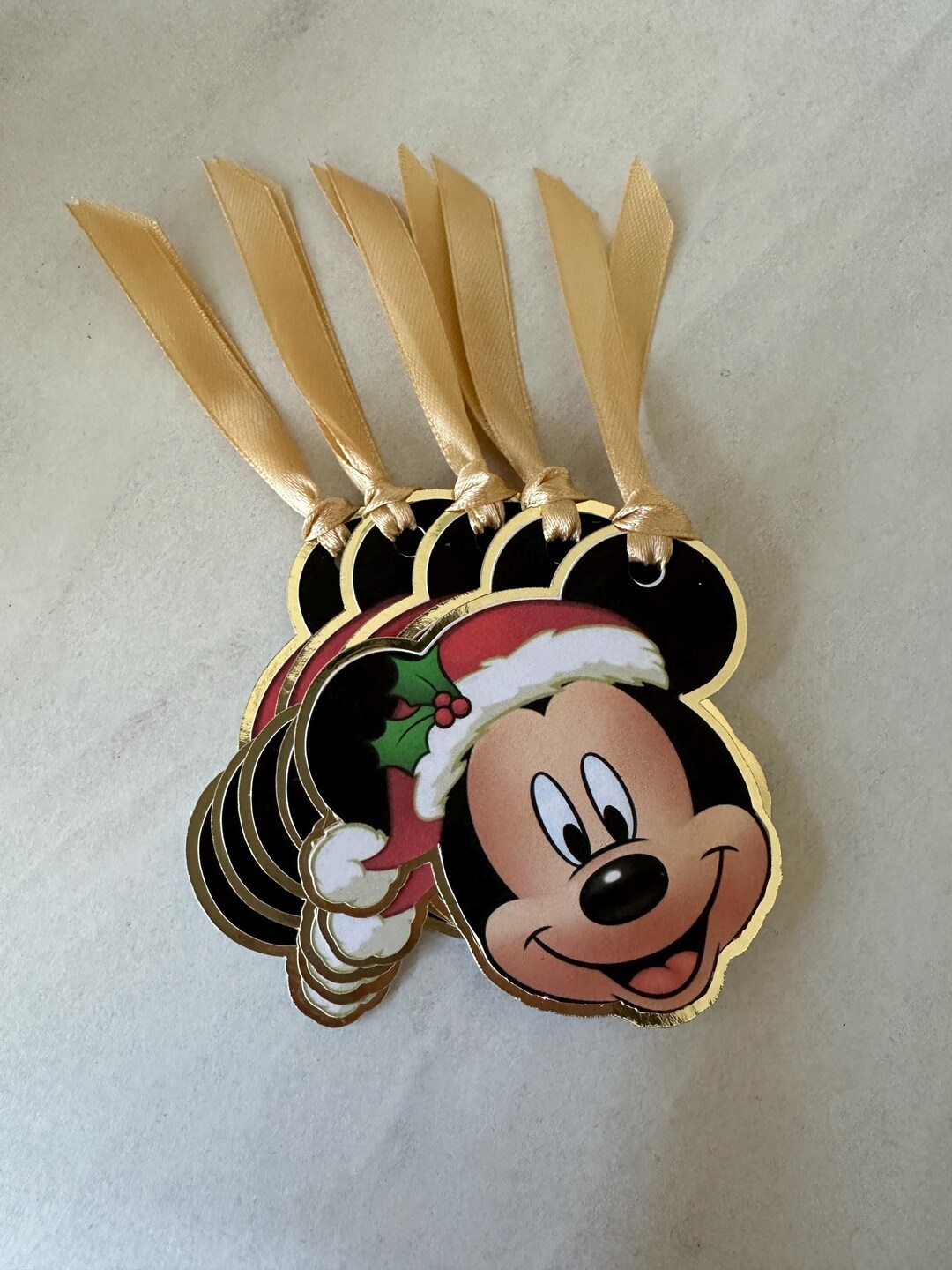 Mickey & Minnie Mouse Gift Tags | Custom Christmas Gift Labels | Disney ...