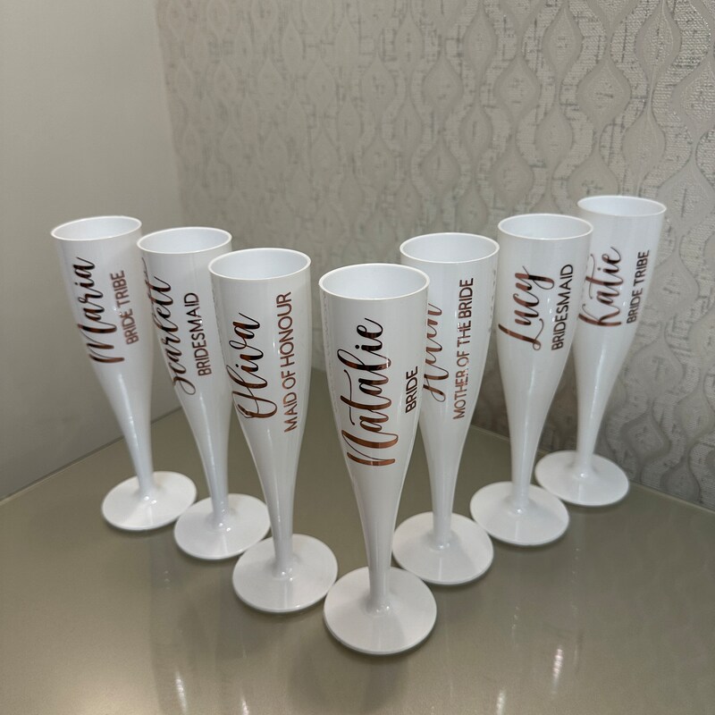 Personalised Champagne Flutes - Etsy UK