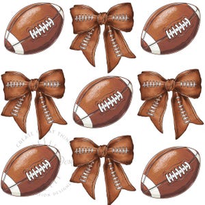 Retro Football Bow Png, Fall Coquette Bow PNG, Fall Football Shirt Png ...