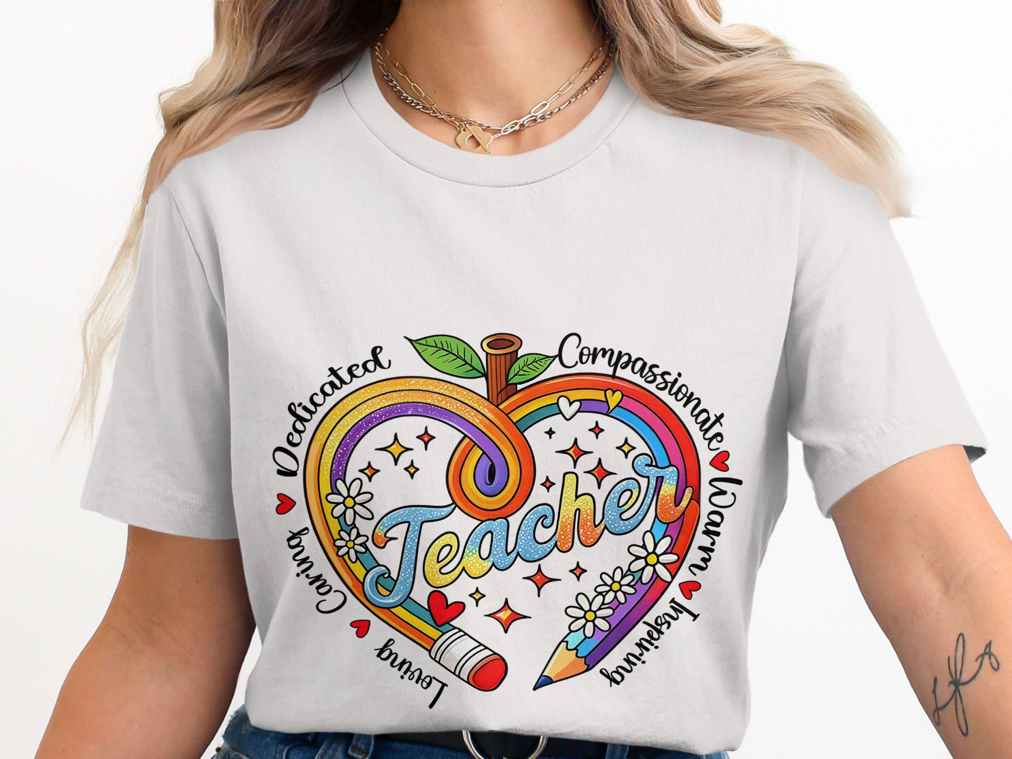 Retro Teacher Design PNG: Teach Love Inspire (digital Download) - Etsy