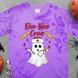 Boo Boo Crew PNG File, Ghost Nurse Png, Halloween Png, Funny Nurse Png ...