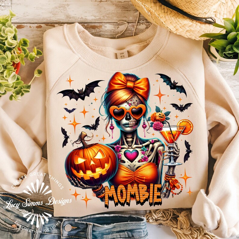 Mombie PNG: Funny Zombie Mom Halloween Clipart (digital Download) - Etsy