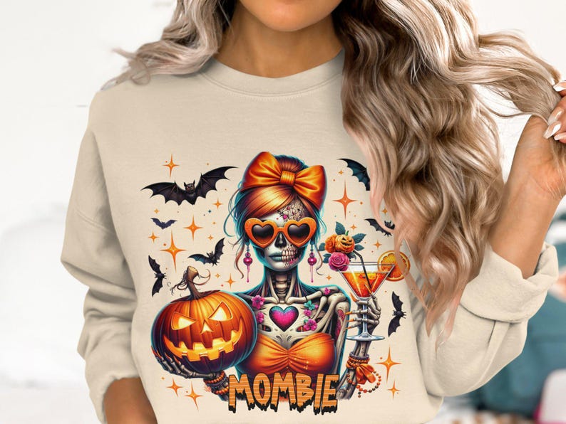 Mombie PNG: Funny Zombie Mom Halloween Clipart (digital Download) - Etsy