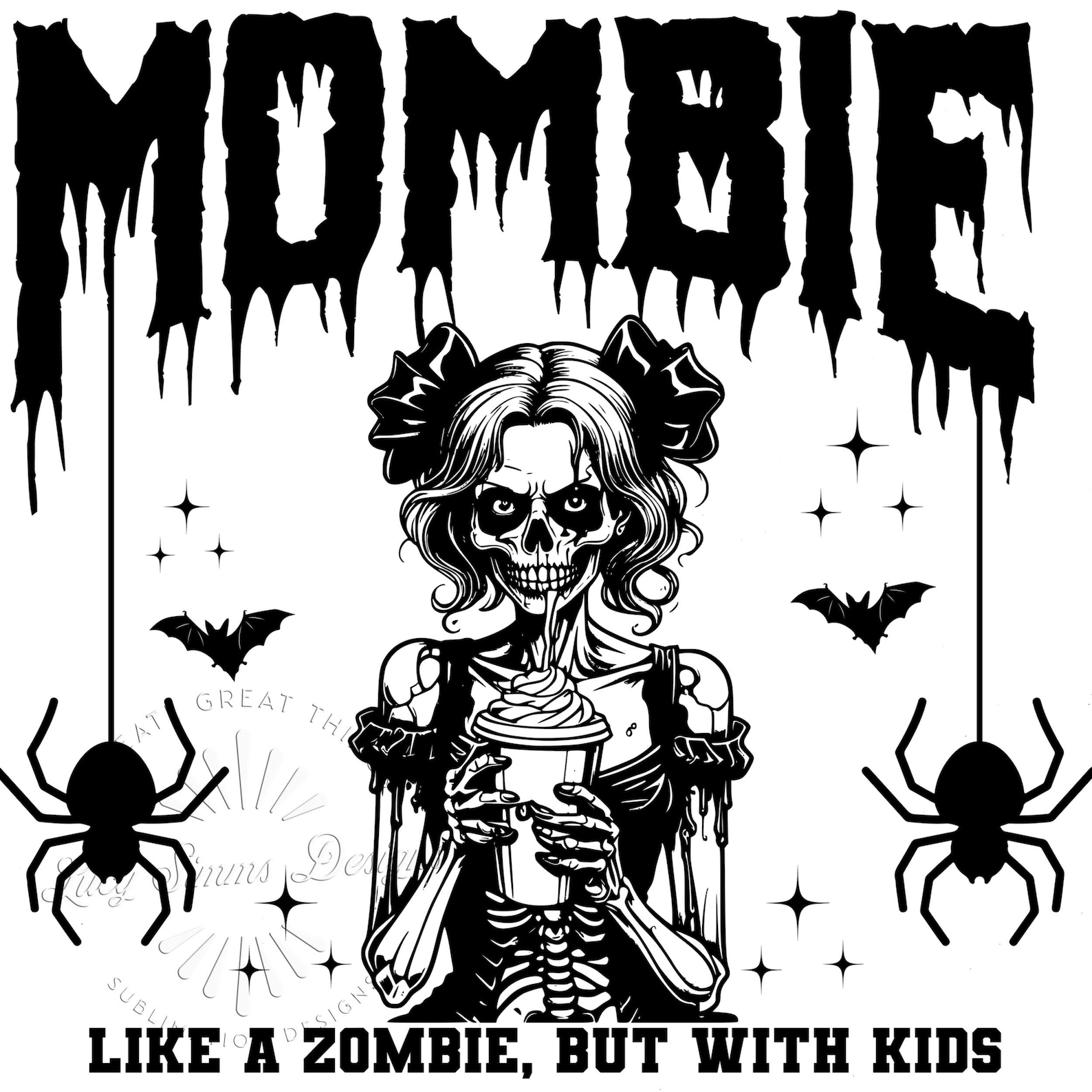 Mombie Png for Shirts, Sweatshirt, Hoodie, Crewneck, Mugs, Tumbler Etc ...