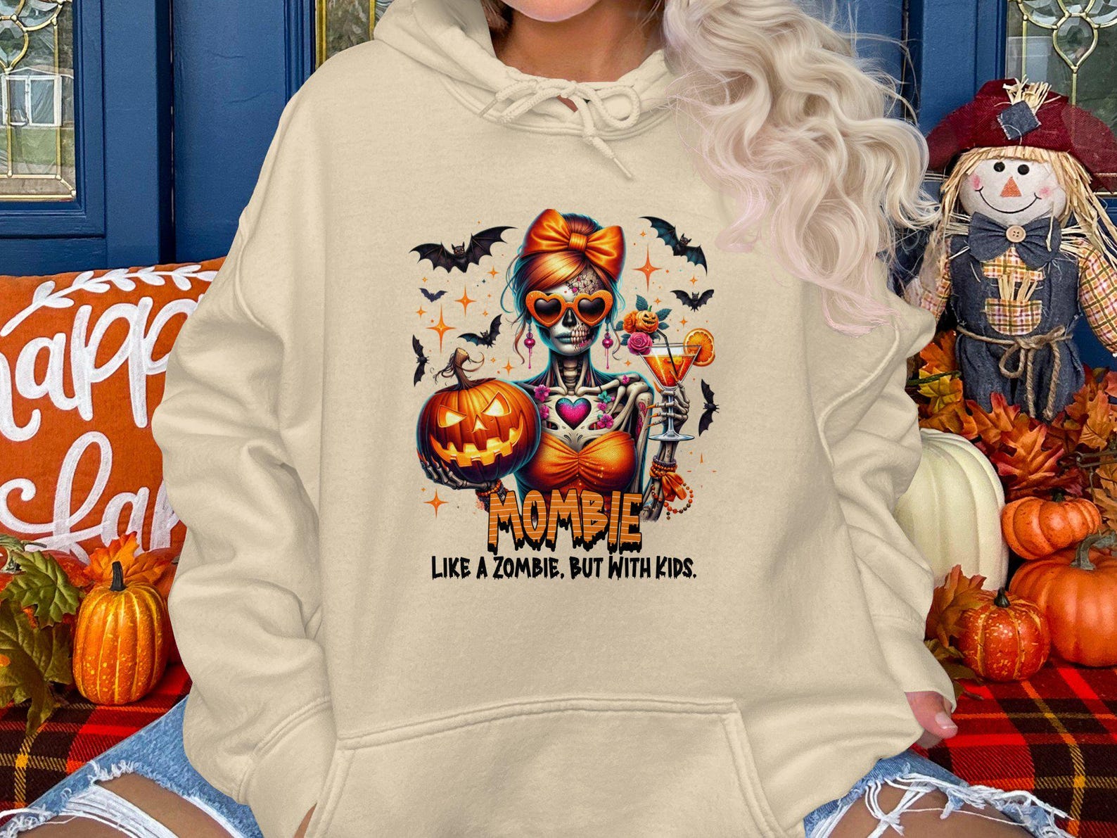 Mombie Png, Funny Mom Sublimation Design Like A Zombie but With Kids ...