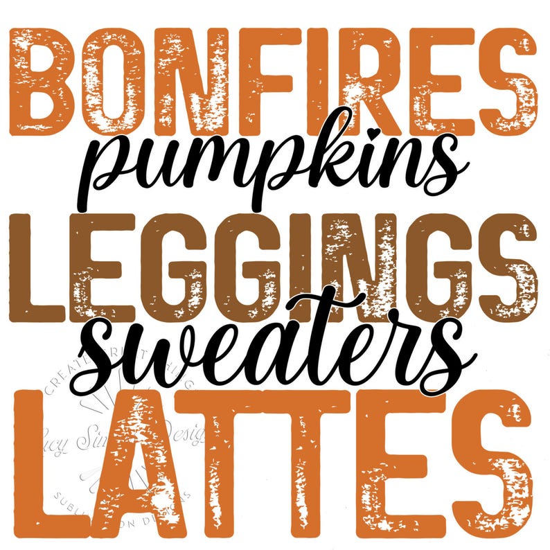 Retro Fall Vibes PNG: Bonfires, Pumpkins, Lattes (digital Download) - Etsy