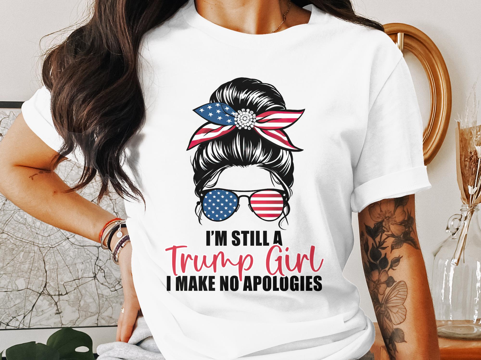 Retro Vibe Trump Girl Png, Maga Png, Trump Shirt Design, Vote Trump ...