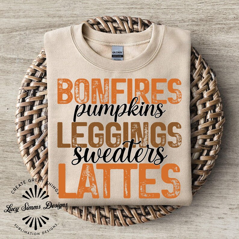 Retro Fall Vibes PNG: Bonfires, Pumpkins, Lattes (digital Download) - Etsy