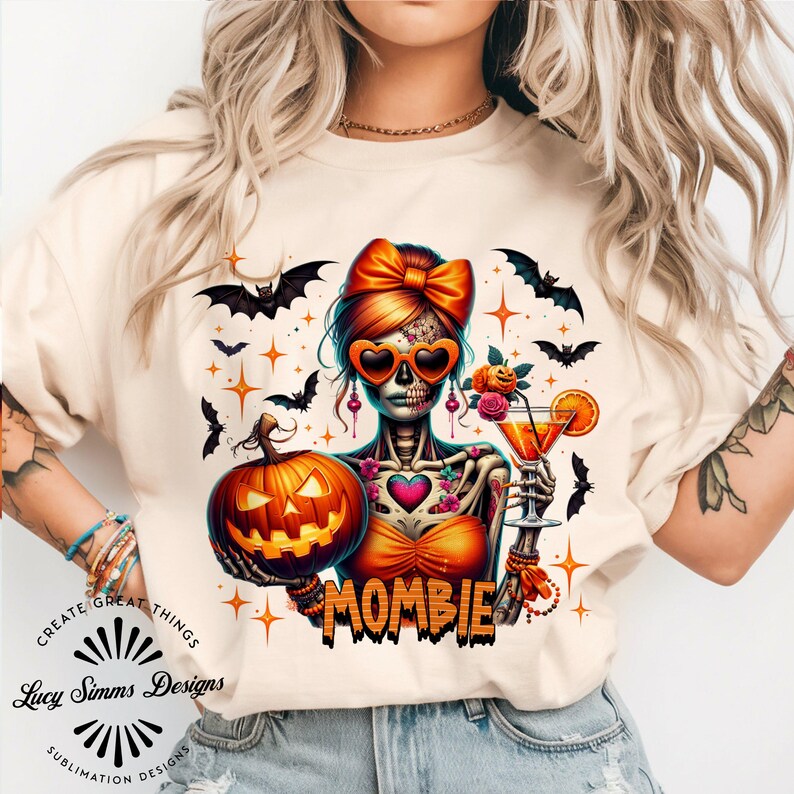 Mombie PNG: Funny Zombie Mom Halloween Clipart (digital Download) - Etsy