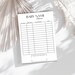 Baby Name Planner Baby Name Tracker Printable Baby Name Ideas Pregnancy ...