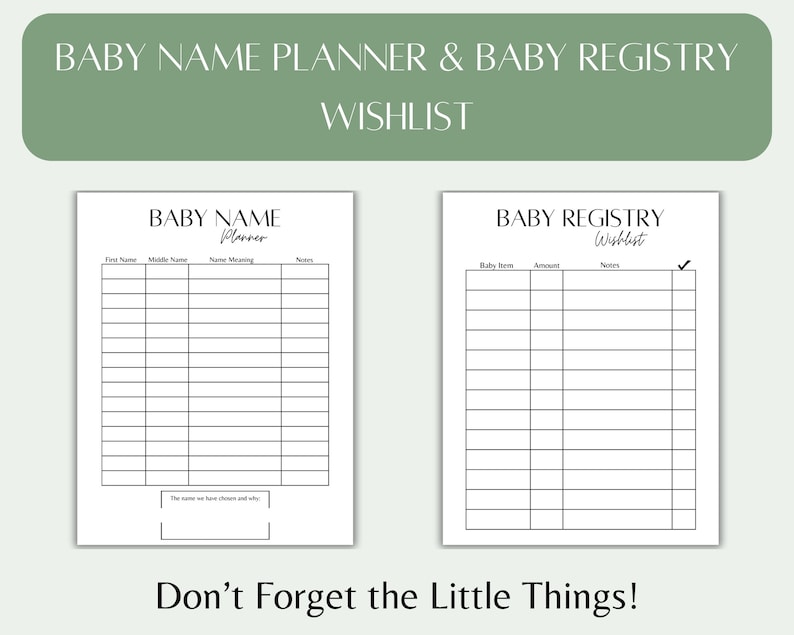 Pregnancy Checklist Bundle | Pregnancy Planner Bundle | Birth Plan ...