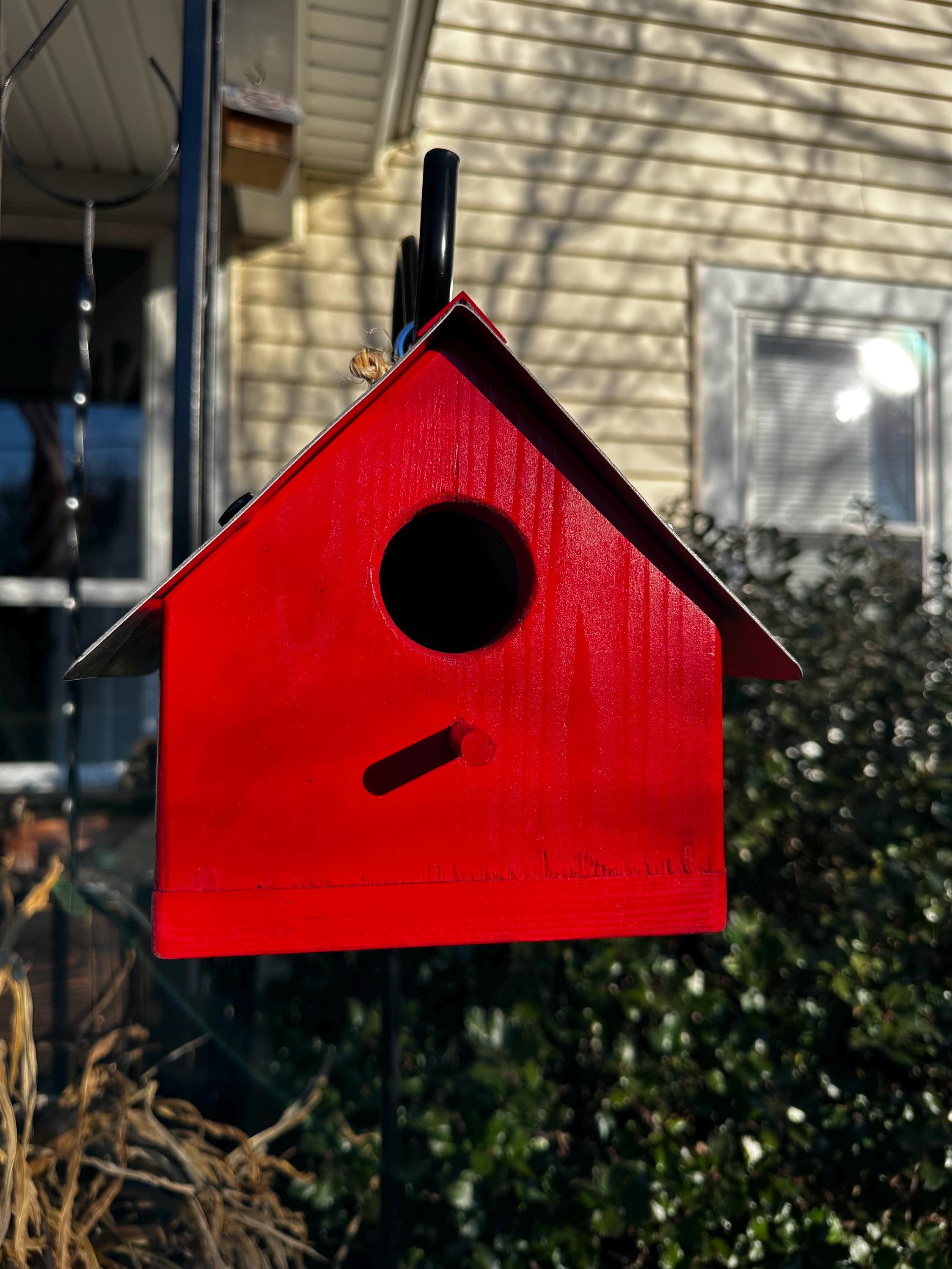 Hanging License Plate Birdhouse - Etsy