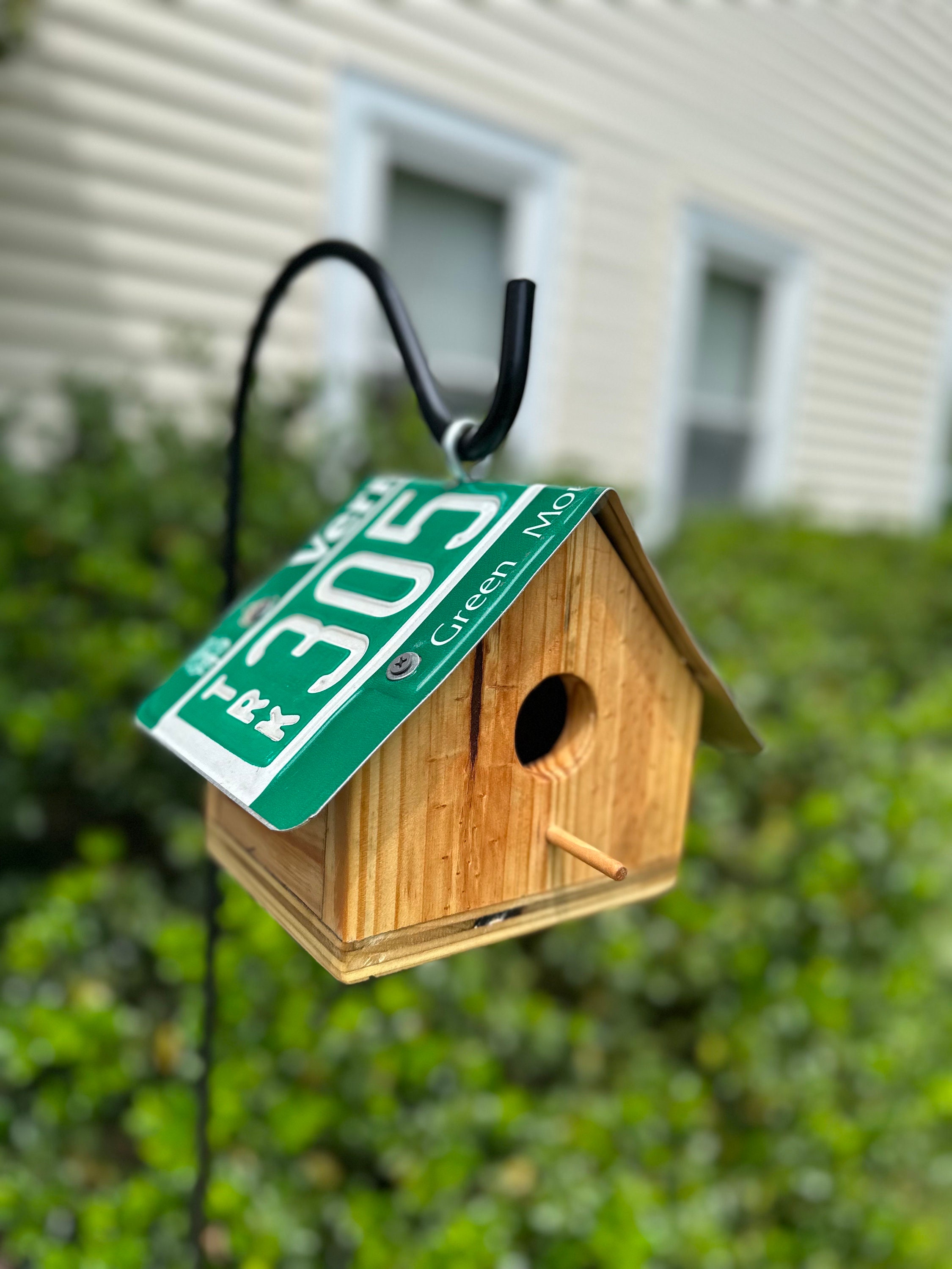 Hanging License Plate Birdhouse - Etsy