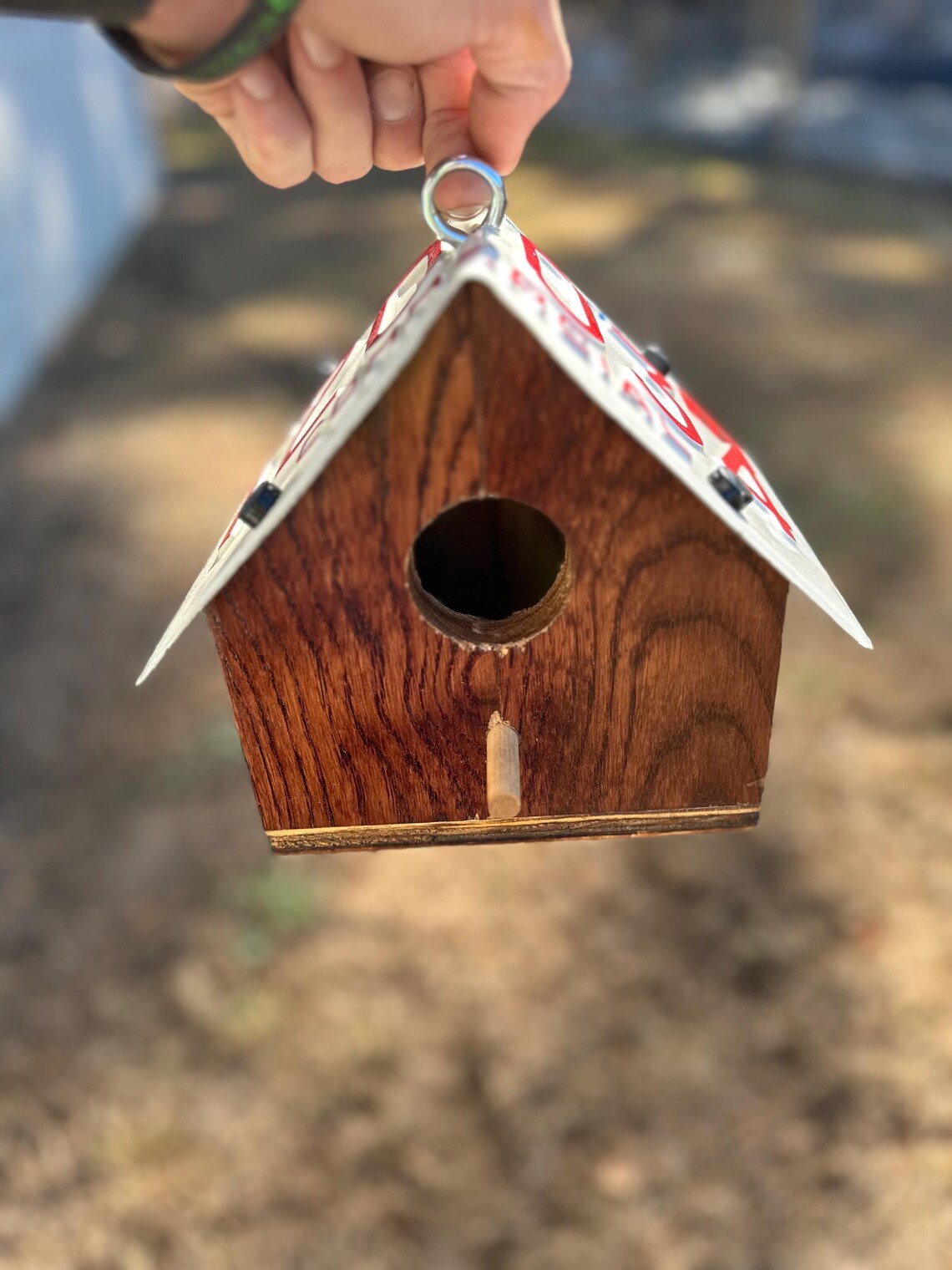 Hanging License Plate Birdhouse - Etsy