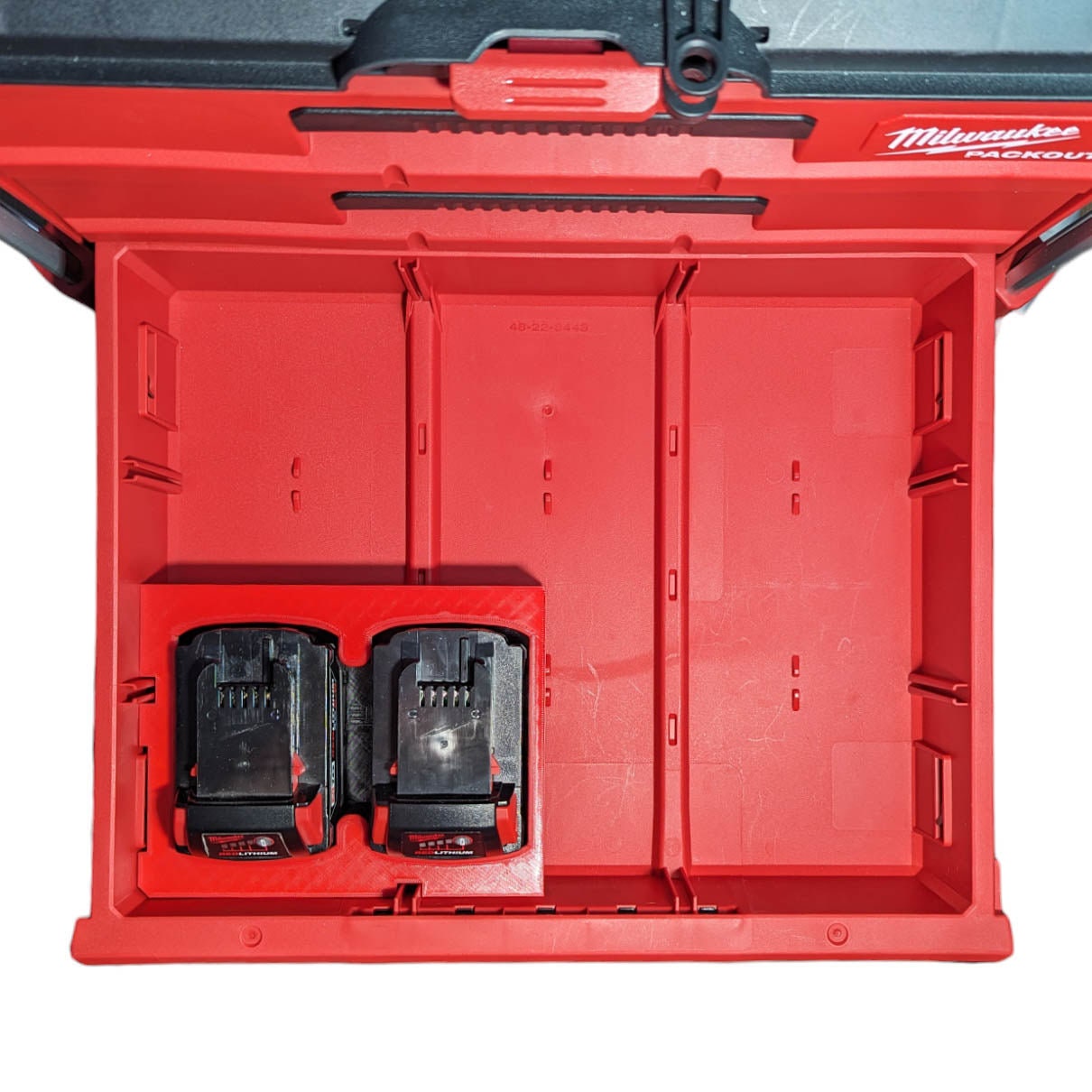 M18 Battery Organizer Insert for Milwaukee Packout – Single Module ...