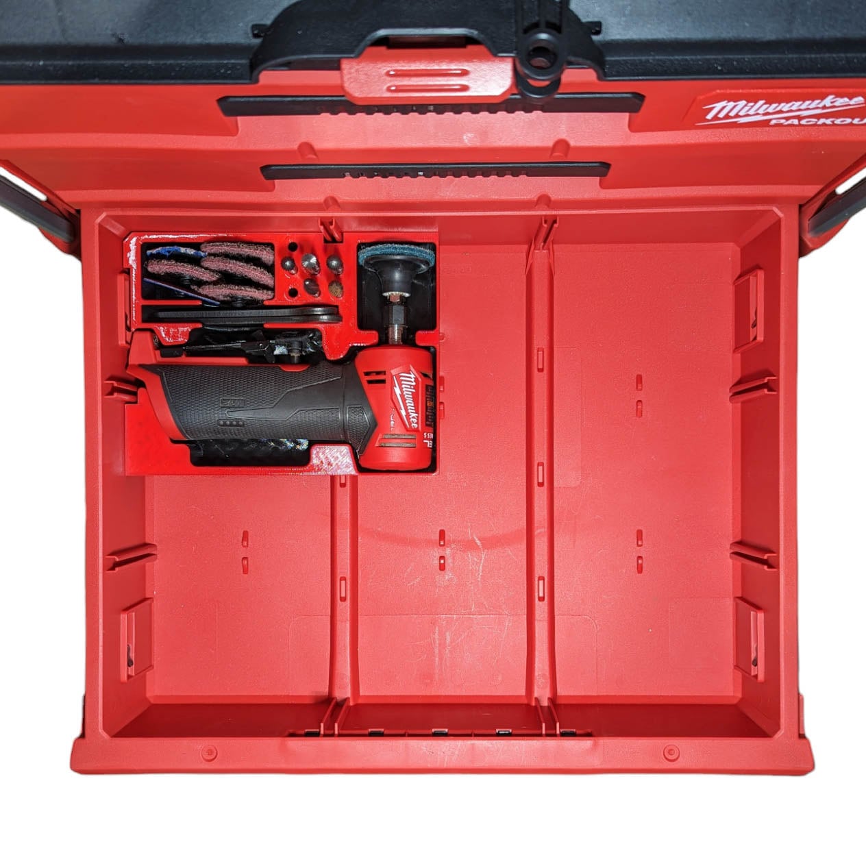 M12 Right Angle Die Grinder Insert for Packout 3-drawer Tool Box (48-22 ...