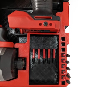 M18 FUEL Gen4 Drill and Impact Organizer for Milwaukee Packout 3-drawer – Also Fits 2-drawer and ...