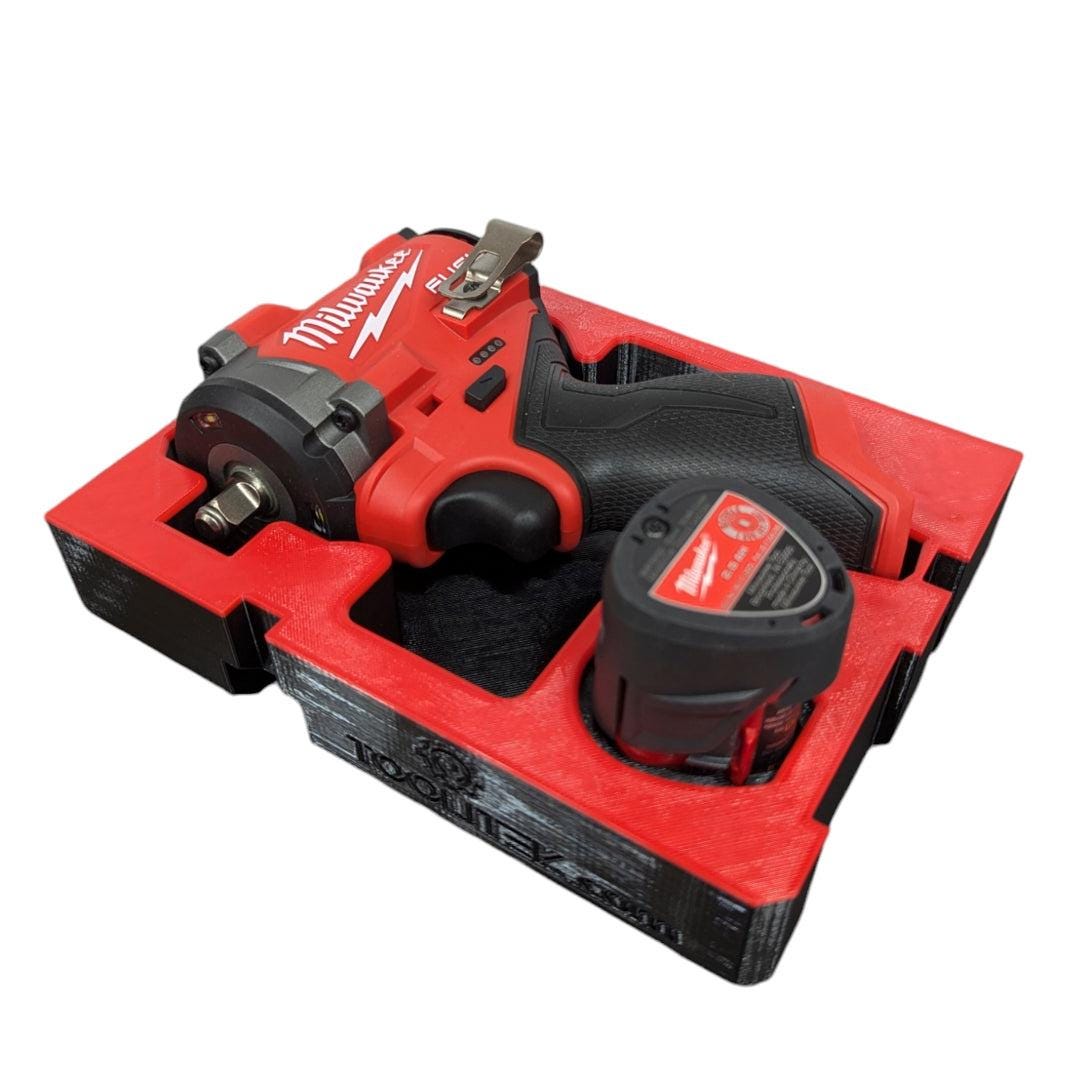 M12 Gen2 Stubby Impact Wrench Insert Organizer for Milwaukee Packout 3 ...