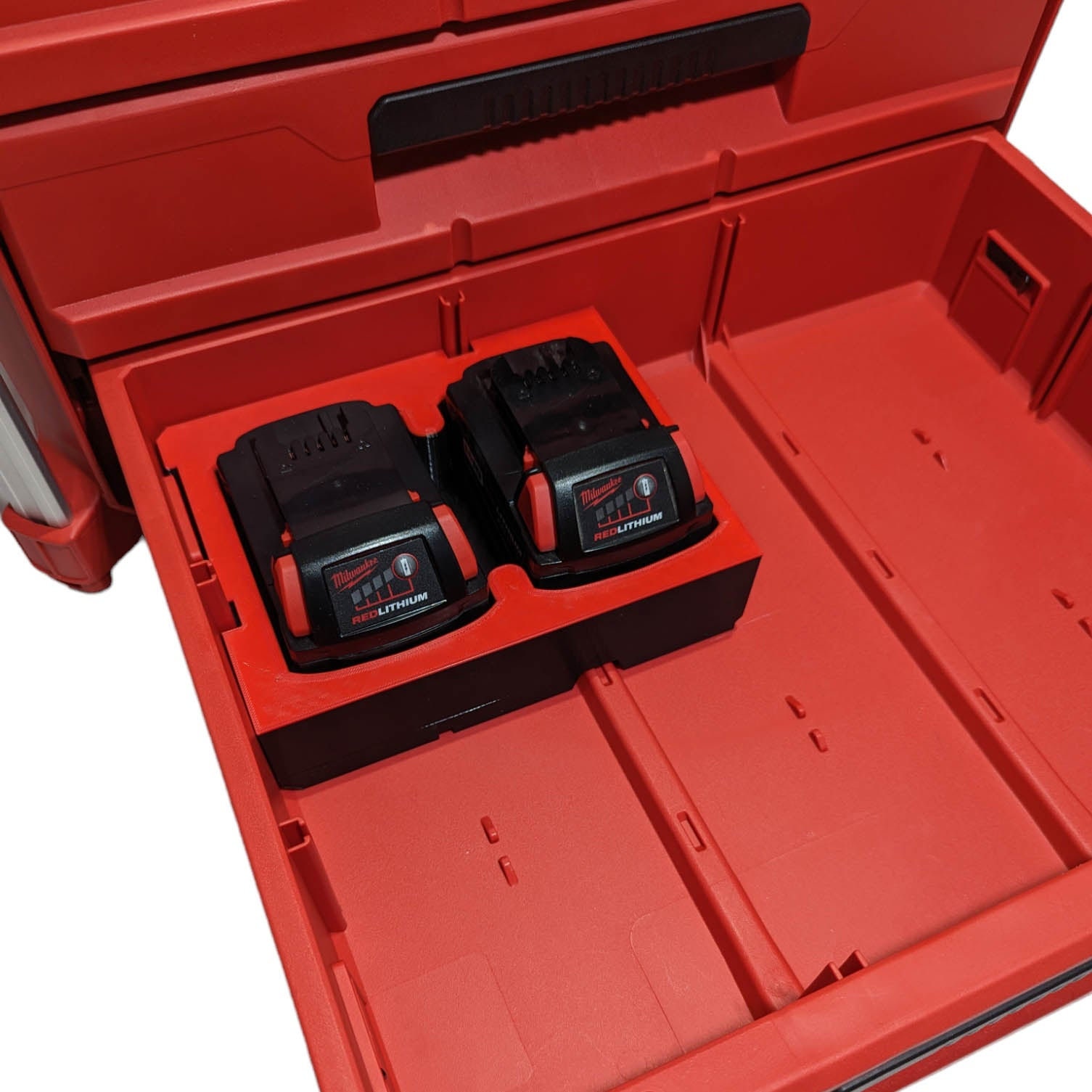 M18 Battery Organizer Insert for Milwaukee Packout – Single Module ...