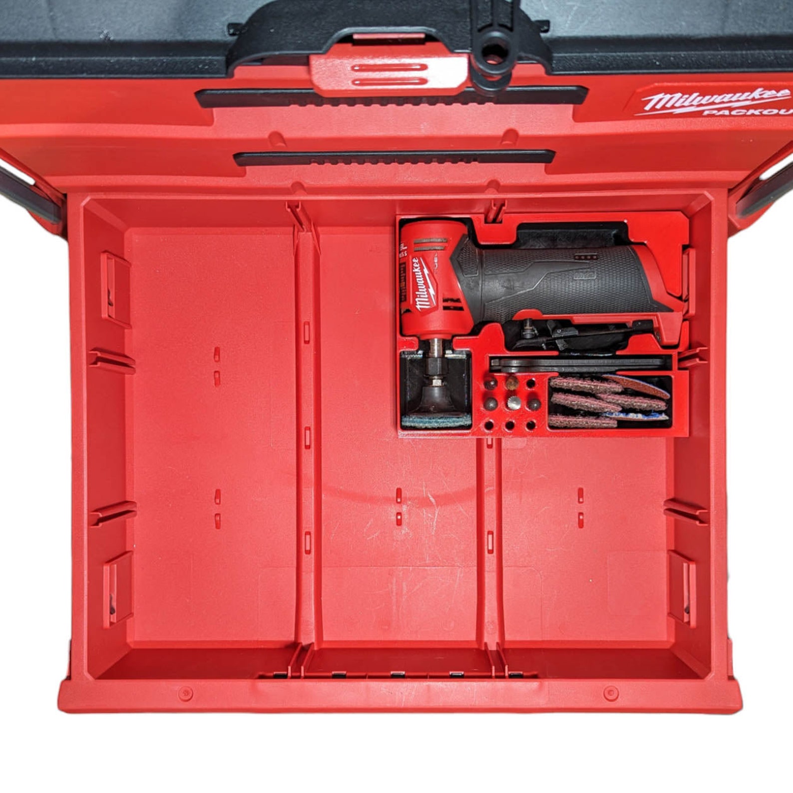 M12 Right Angle Die Grinder Insert for Packout 3-drawer Tool Box (48-22 ...