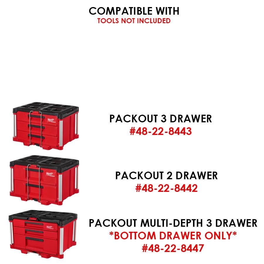 16-bin Drawer Organizer Insert for Milwaukee Packout – Single Module ...