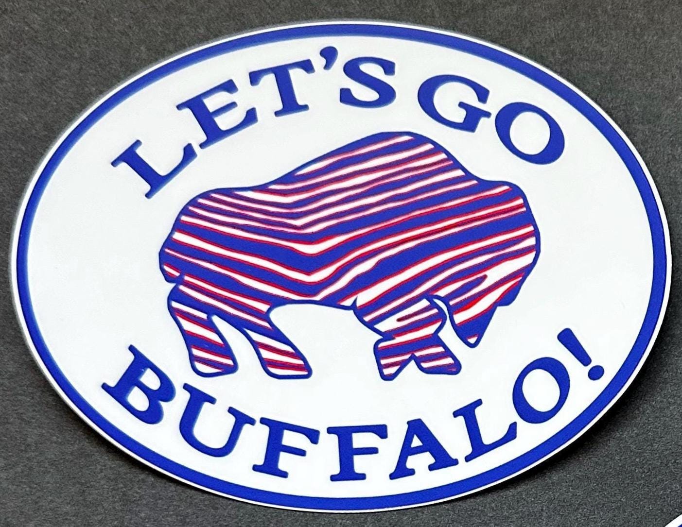 Let’s Go Buffalo Magnet | Buffalo Bills Inspired Magnet | Durable Outdoor Vinyl | Sunproof ...