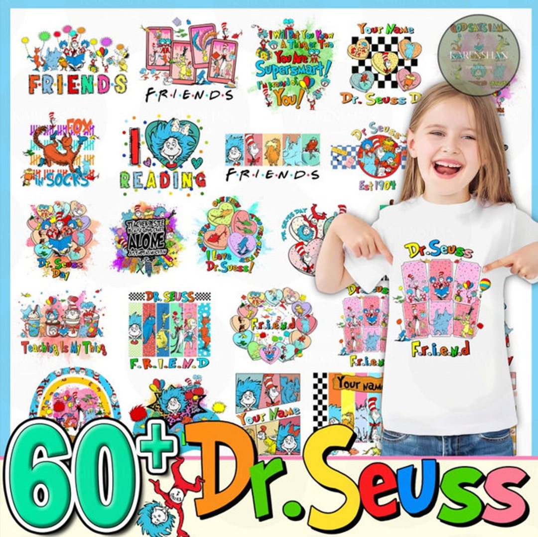Dr. Seuss PNG Bundle, Dr. Seuss Day, Sublimation Print, Dr. Seuss Day ...