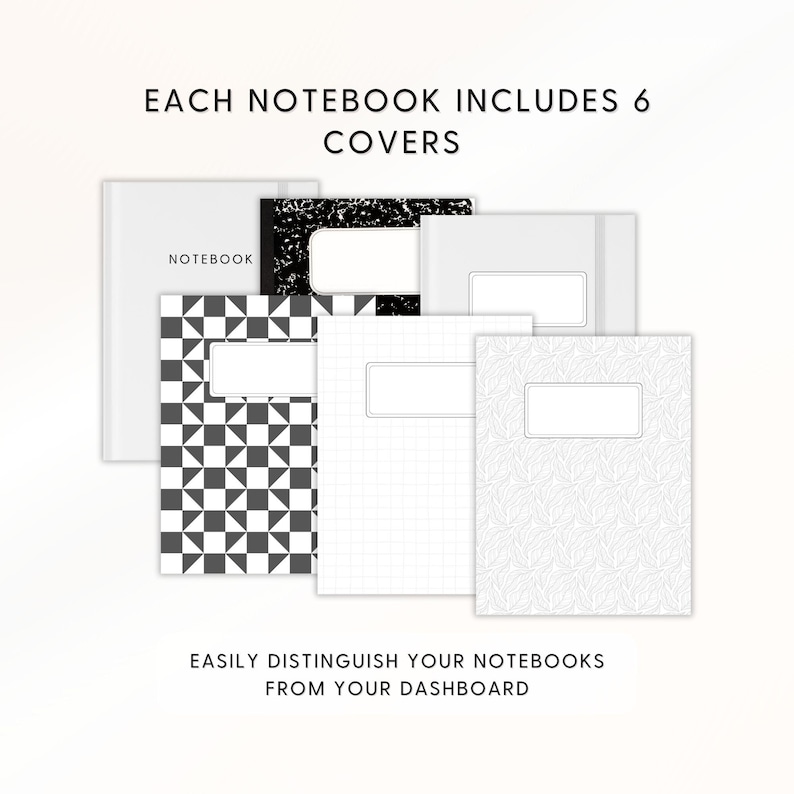 Notebook Templates for Remarkable 2 | Digital Eink Notebook ...