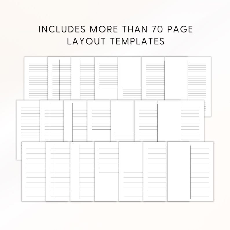 Notebook Templates for Remarkable 2 | Digital Eink Notebook ...